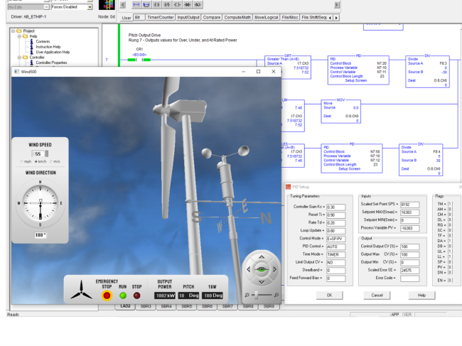 CircuitLogix PLCLogix Simulation Software | Wind Turbine Technician Training